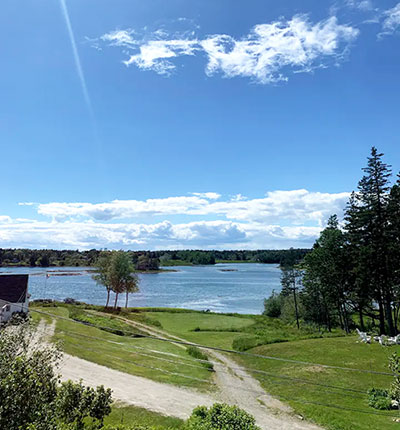 The Fisherman's Cape—lovely property with shore access to the harbor in ...